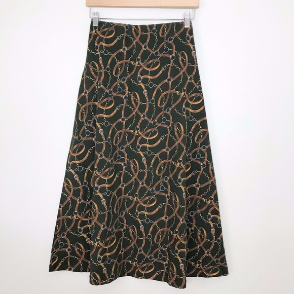Jones New York | Skirts | Vintage Modest Midi Skirt Equestrian Horse ...